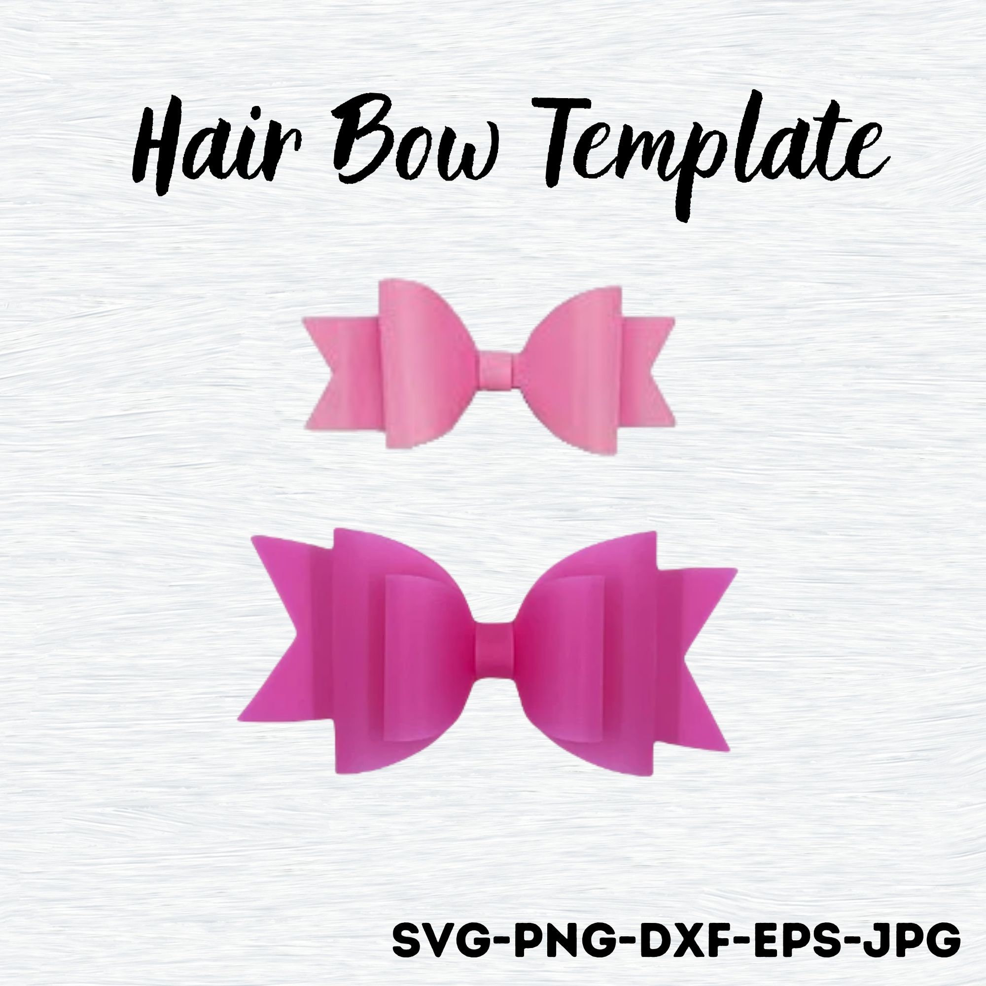 Classic Bow Template SVG Bow SVG Bow Template Hair Bow - Etsy