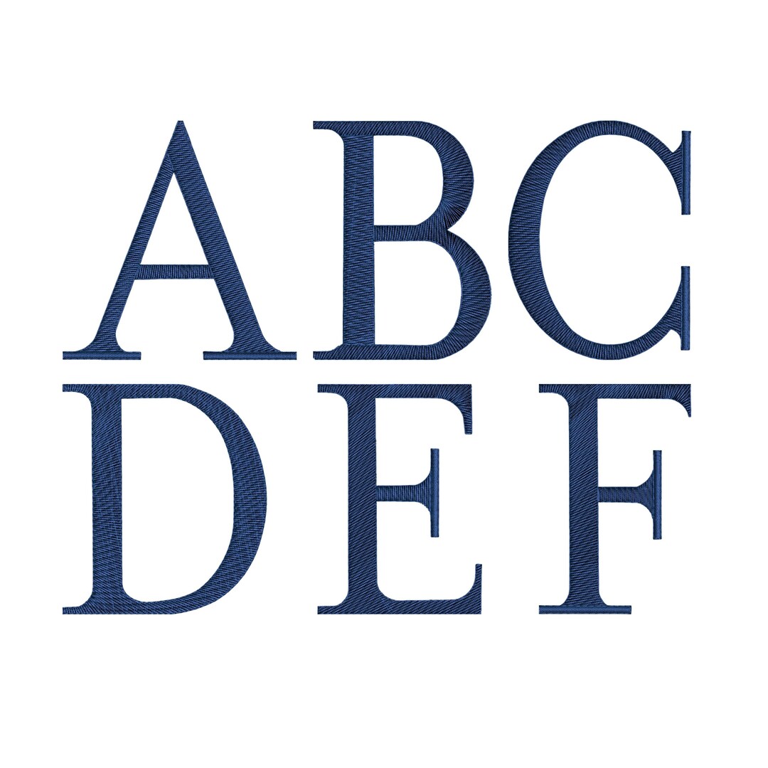 Classic Machine Embroidery Font,varsity Machine Embroidery Alphabet ...
