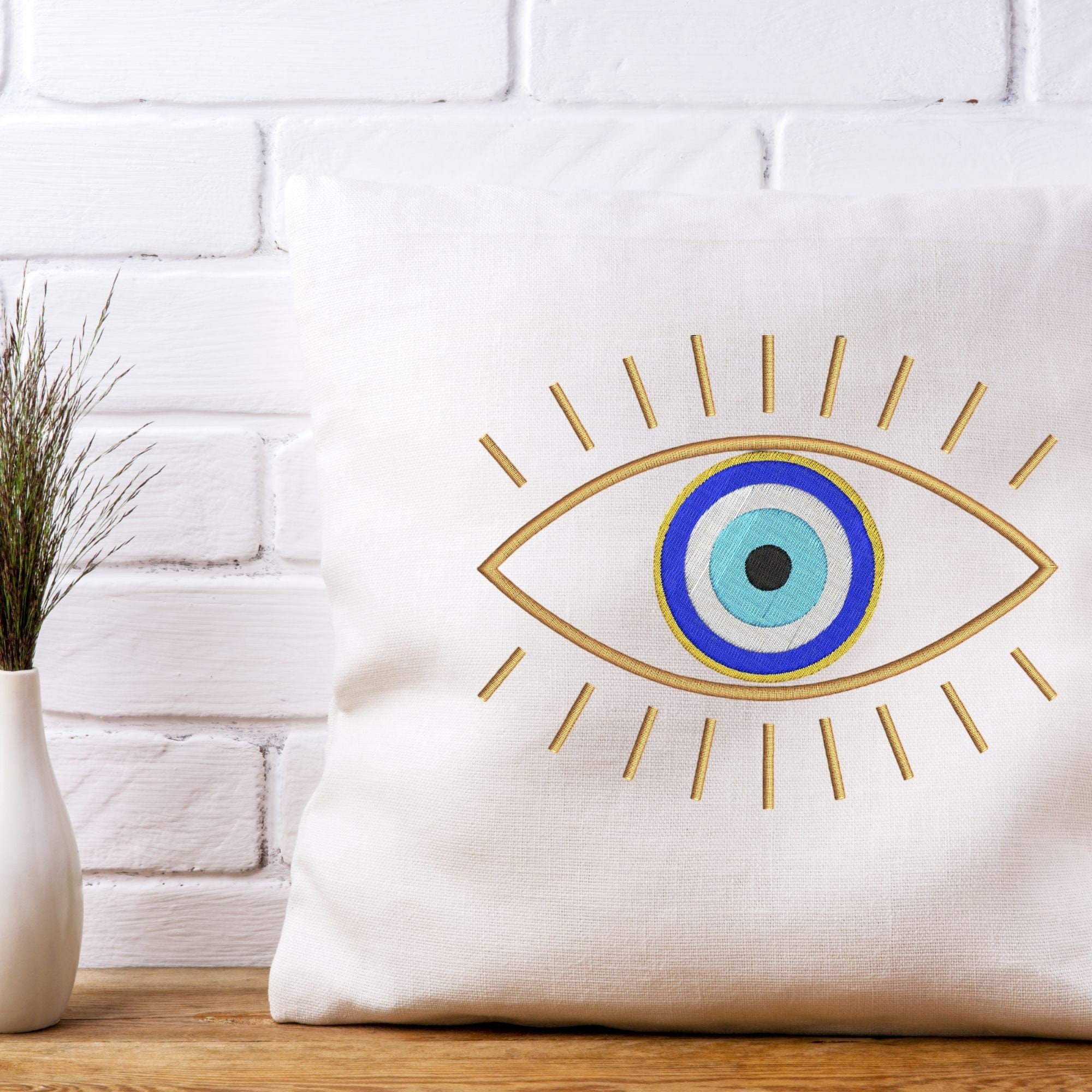 Evil Eye Embroidery Design: Talisman Pattern, 5 Sizes (machine ...