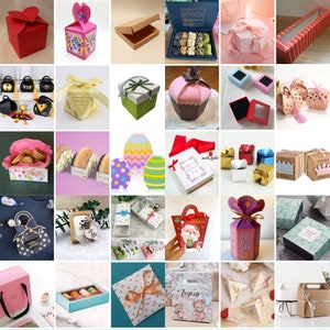 135 Box Templates, Kit Boxes, MEGA BOX TEMPLATE, Part Box, 3D Boxes ...