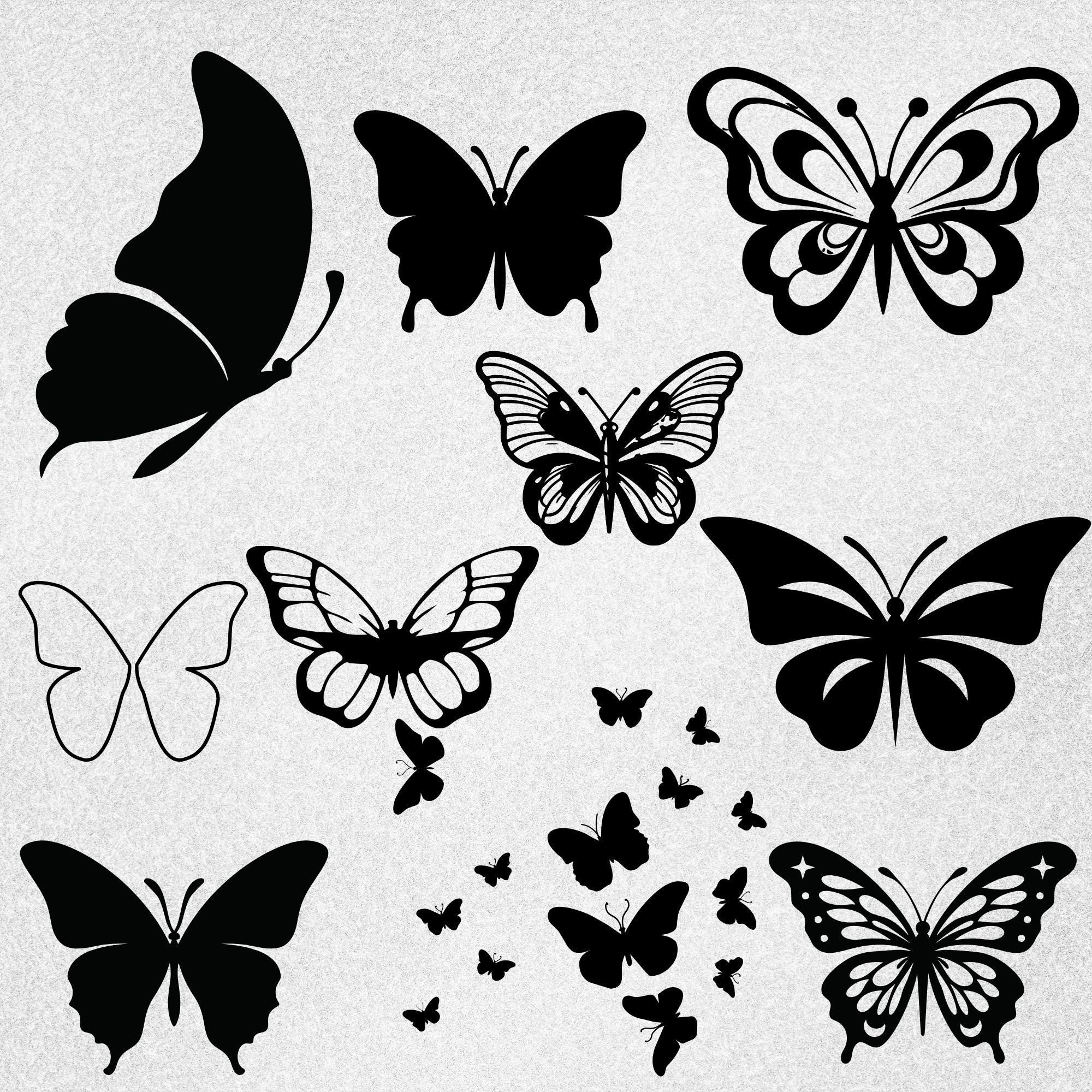 45 Butterfly SVG, Butterfly Svg Bundle, Butterfly SVG Layered ...