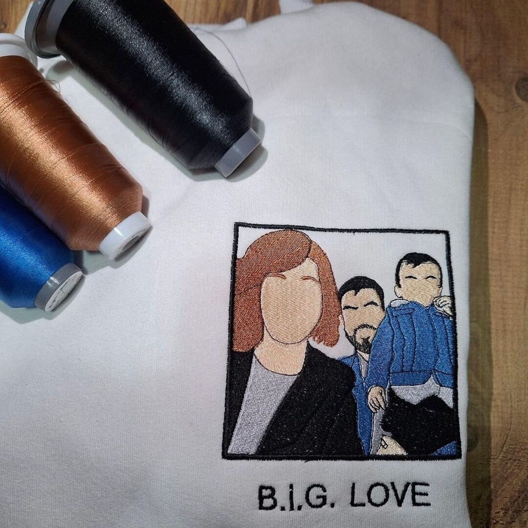 Custom Faceless Portrait Embroidery Digitizing (digital Product) - Etsy