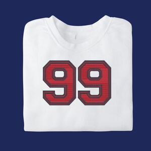 3D Varsity Number Embroidery Designs: Applique Font (5 Sizes) (digital ...