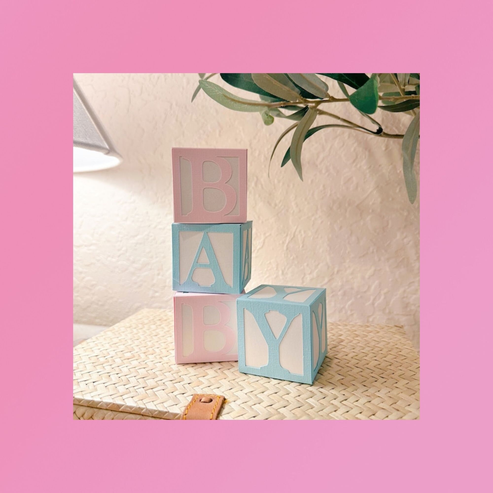 Alphabet Blocks SVG Files: DIY Baby Shower Decor (digital Download) - Etsy