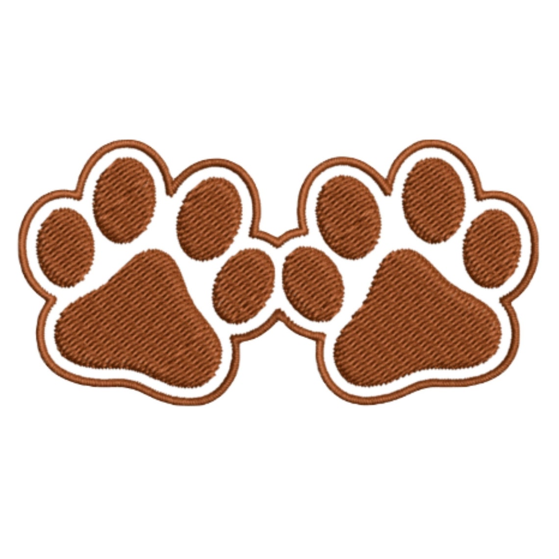Pow Print Embroidery Design, Mini Dog Paw Print Fillstitch Embroidery ...