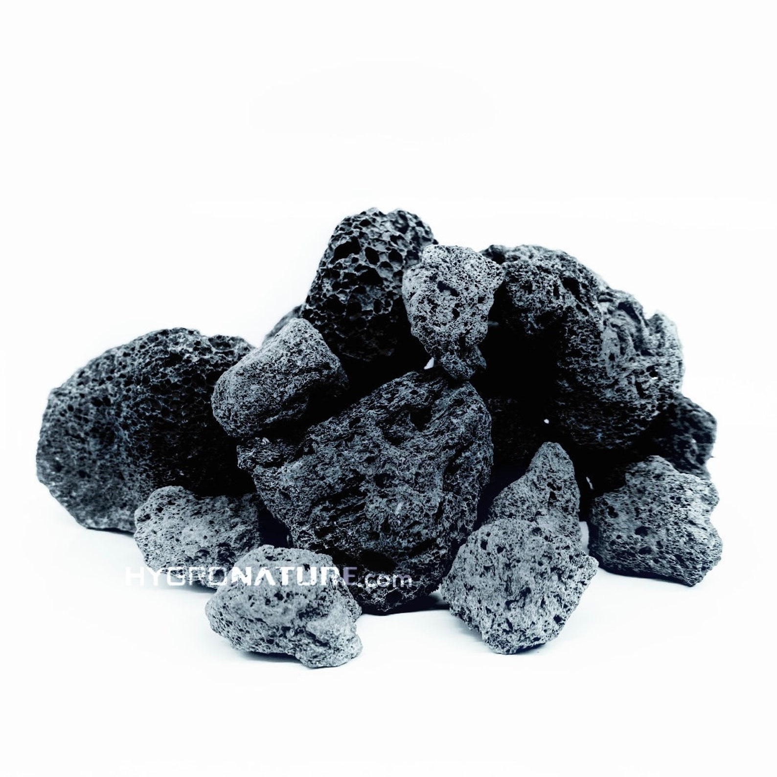 Black Lava Rock for Aquariums Aquascape Terrarium Bonsai Decor Moss ...