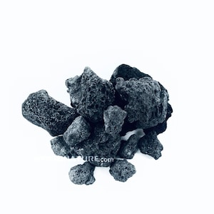 Black Lava Rock for Aquariums Aquascape Terrarium Bonsai Decor Moss ...