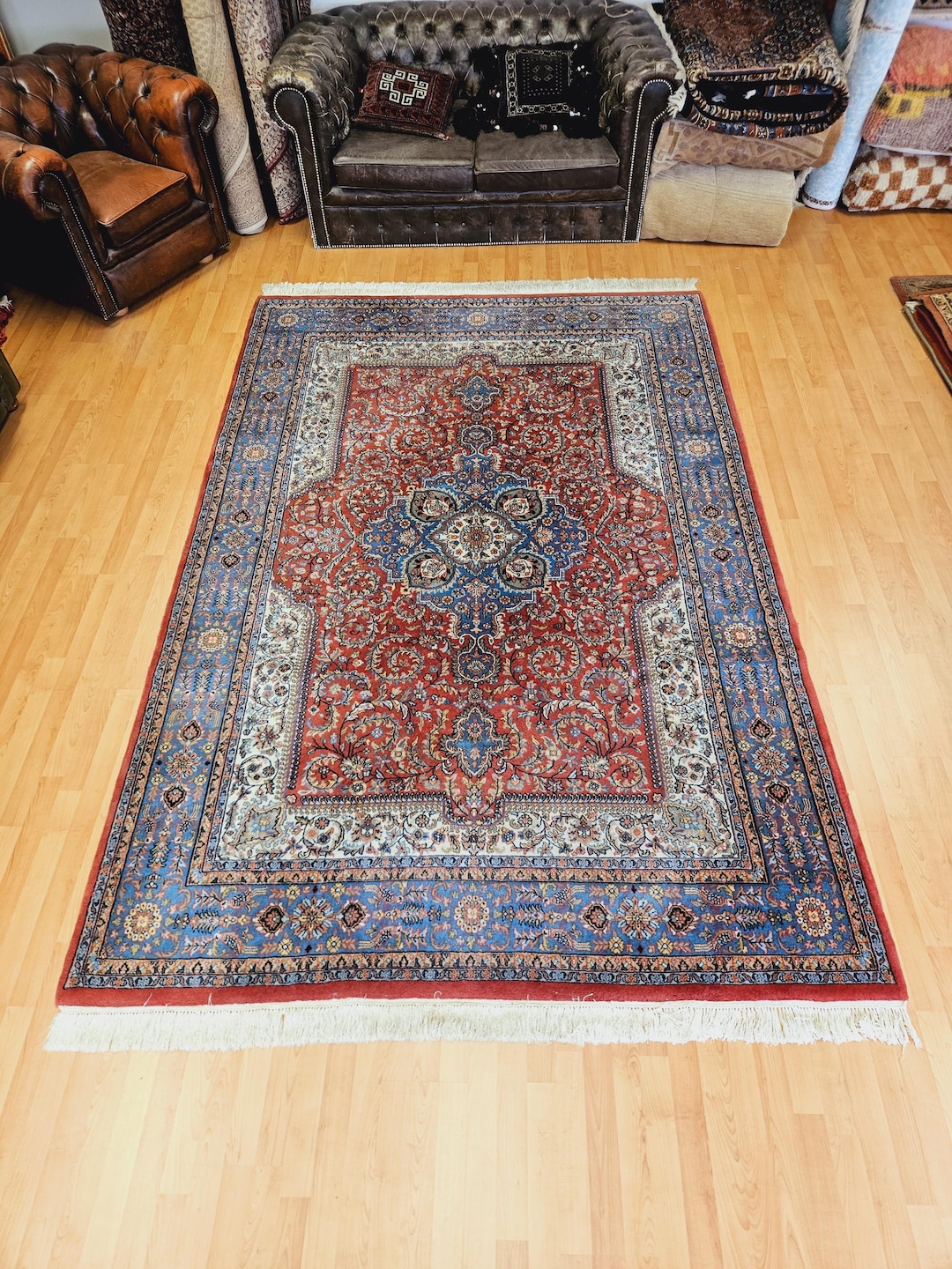 Persian Hand Knotted Carpet 198 X 312 - Etsy