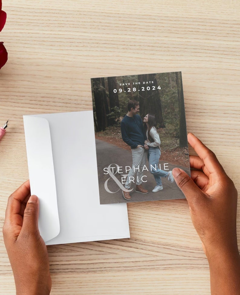 Classic Save the Date Template Design for Wedding Invitations - Etsy