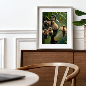 Duck Painting Duck Wall Art Duck Art Duck Print Duck - Etsy