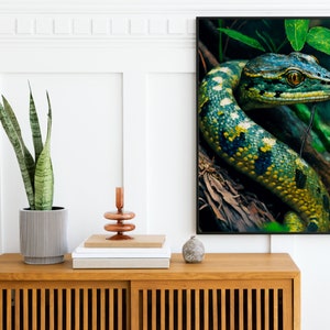 Snake Painting Snake Art Snake Wall Art Snake Print Snake - Etsy