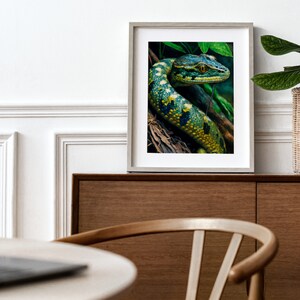 Snake Painting Snake Art Snake Wall Art Snake Print Snake - Etsy
