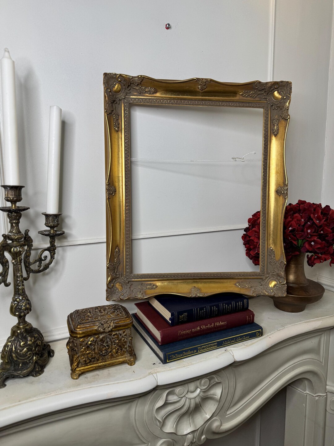 Vintage Ornate Gilt Frame – French-inspired Gold Decorative Gilt Frame ...