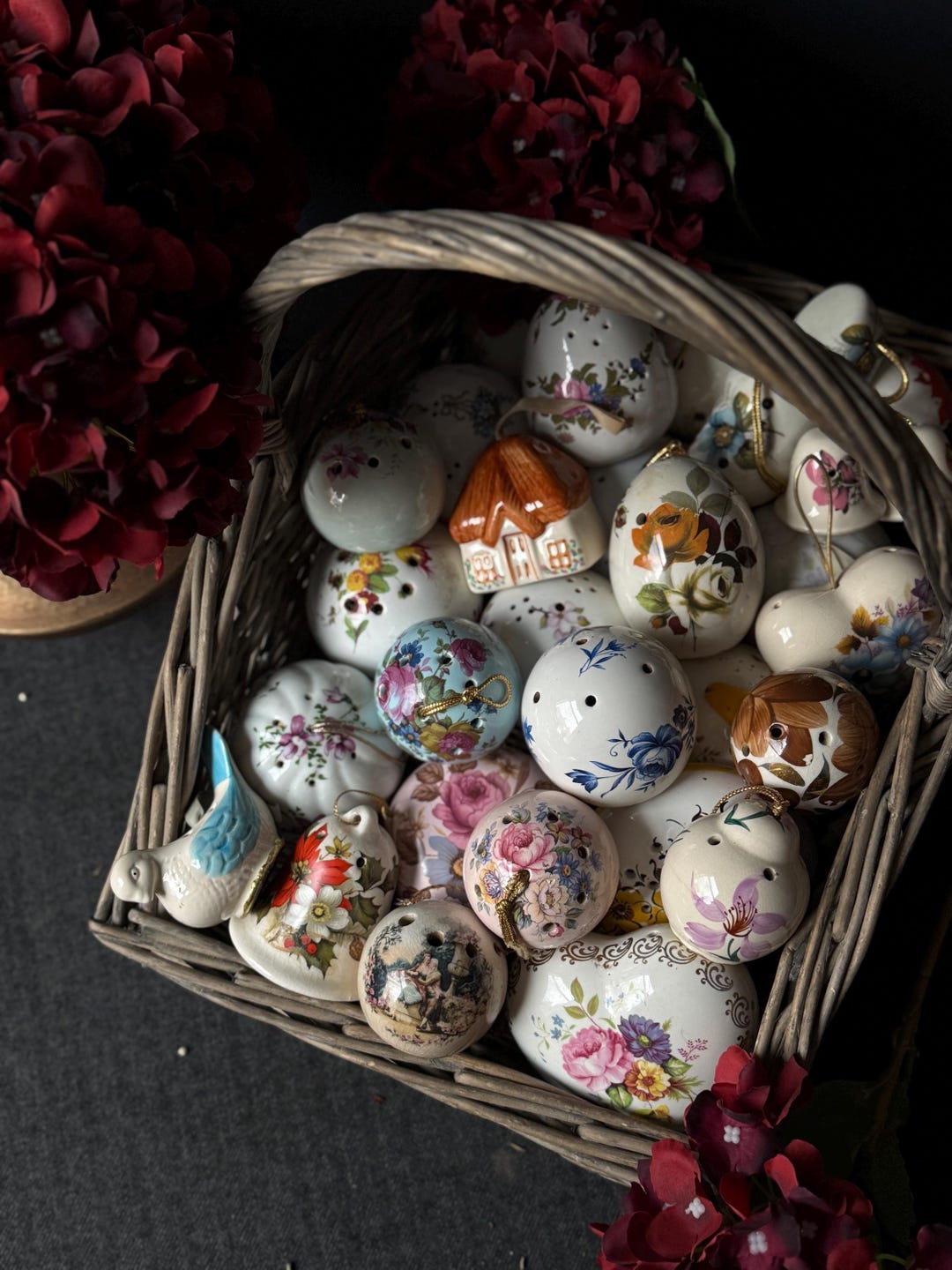 Vintage Ceramic Pomanders: Scented Decorative Orbs | Potpourri Holders ...