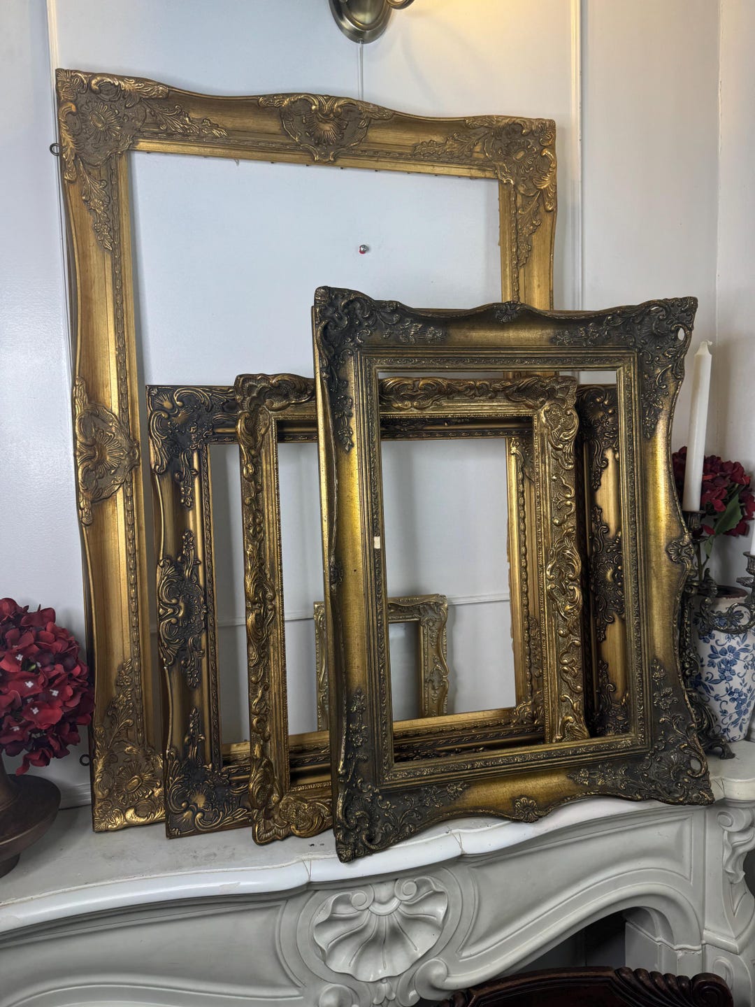 Vintage Extra Ornate Gold Gilt French Louis Style Frame Collection ...