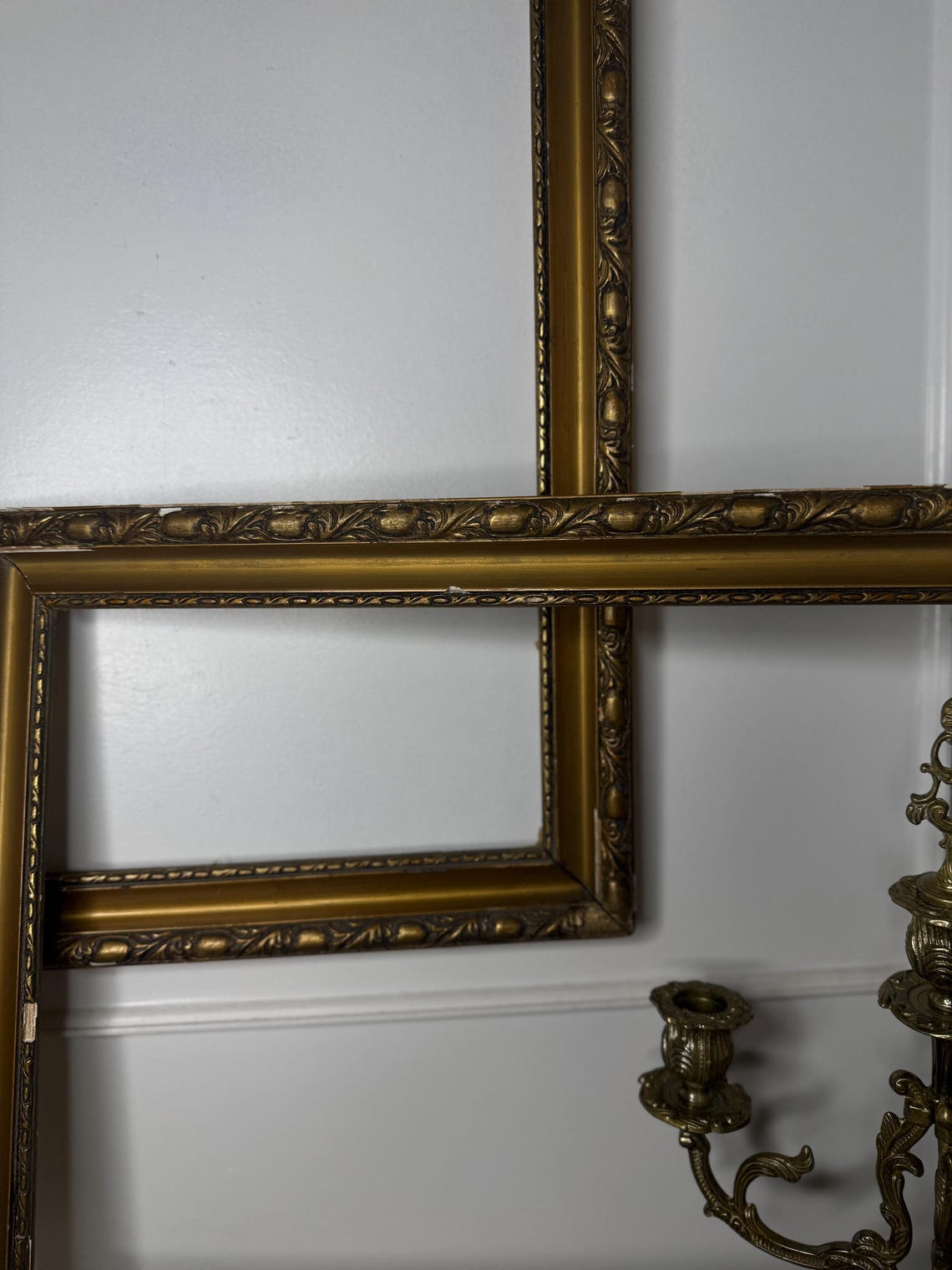 Golden Heirlooms – Antique Hungarian Ornate Gilt Frame Duo -european ...