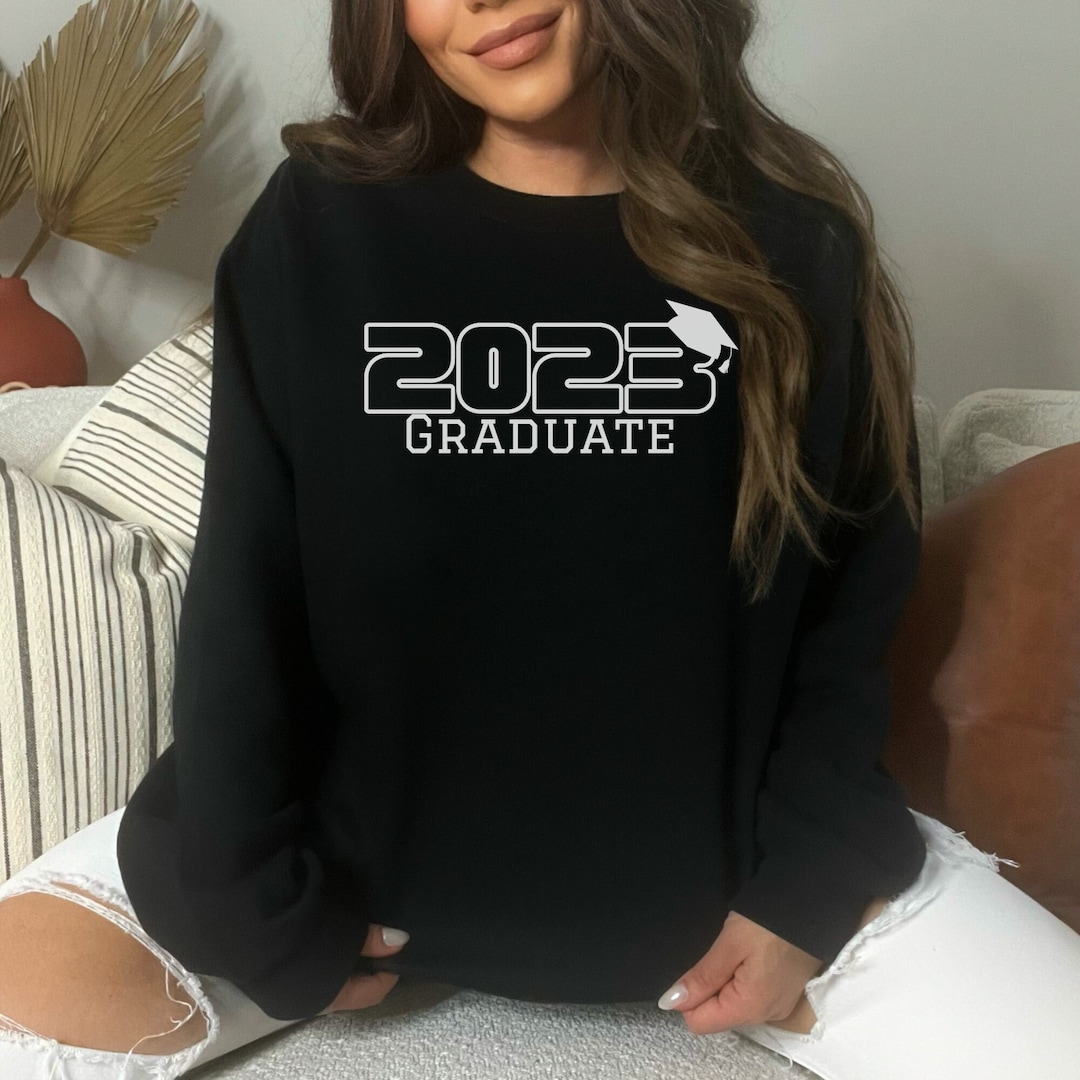 2023 Graduate Happy Graduation Senior Year Unisex Heavy Blend Crewneck ...