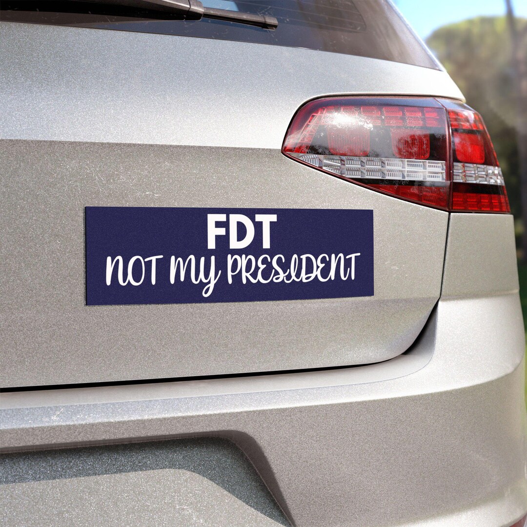 FDT Anti Trump Tariffs Car Magnet 10" X 3" Political Car Magnet ...