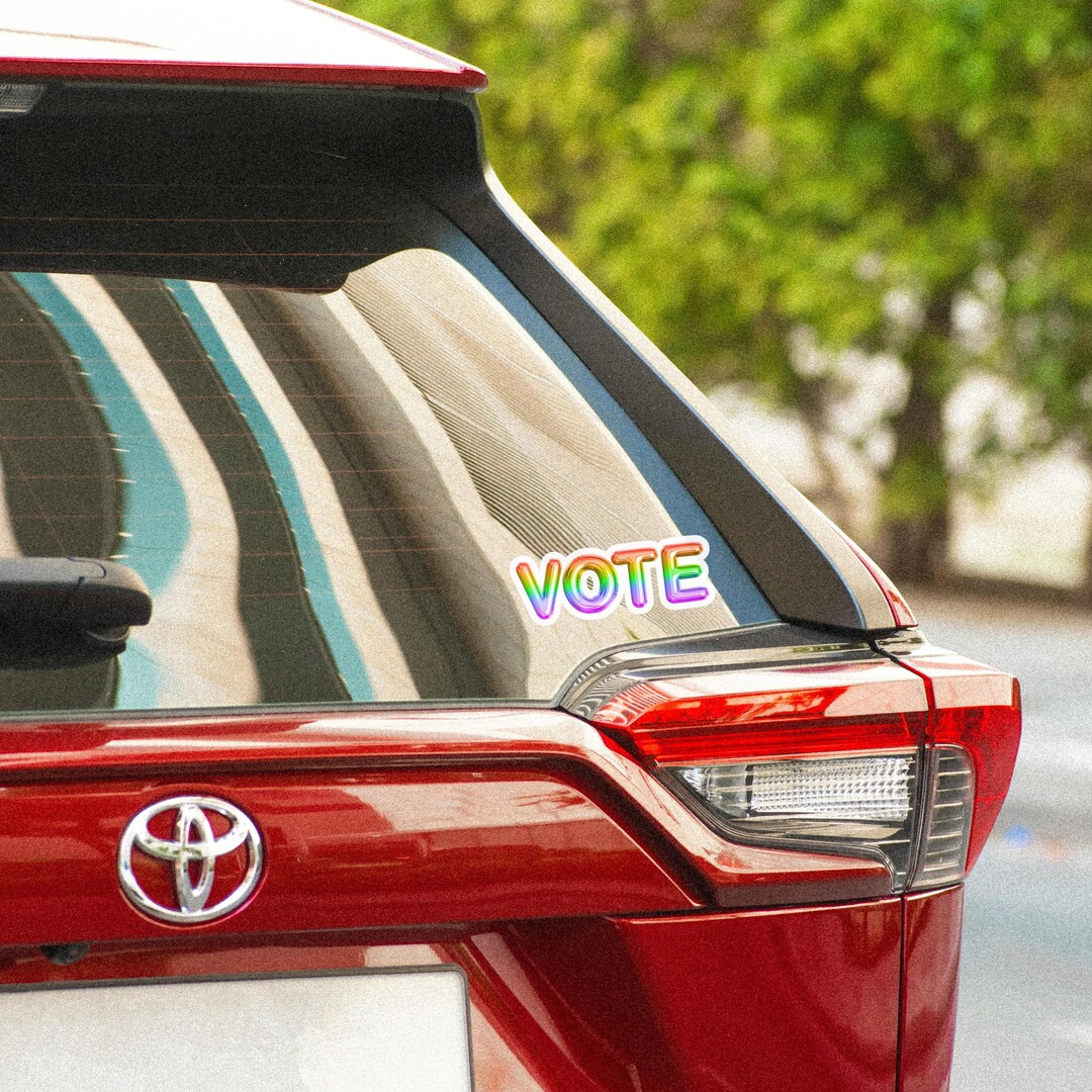 Vote Harris Walz 2024 Vinyl Decal Kamala Harris Walz Car Kiss Cut ...