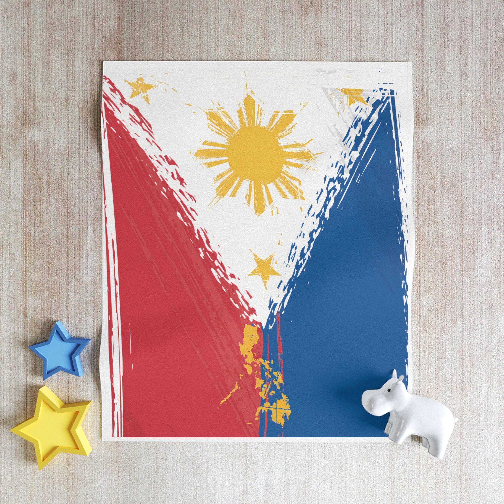 Filipino Throw Blanket Philippines Flag Gift for Filipina - Etsy