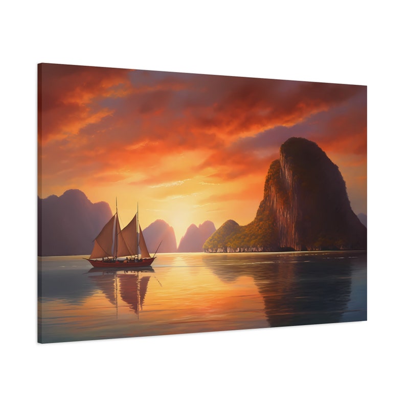 Palawan Philippines, Filipino Art, Wall Art Matte Canvas, Polyester ...