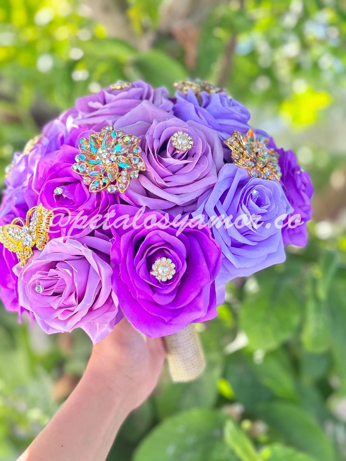 Ramos De Quince, Flower Bouquet for Sweet 16 - Etsy