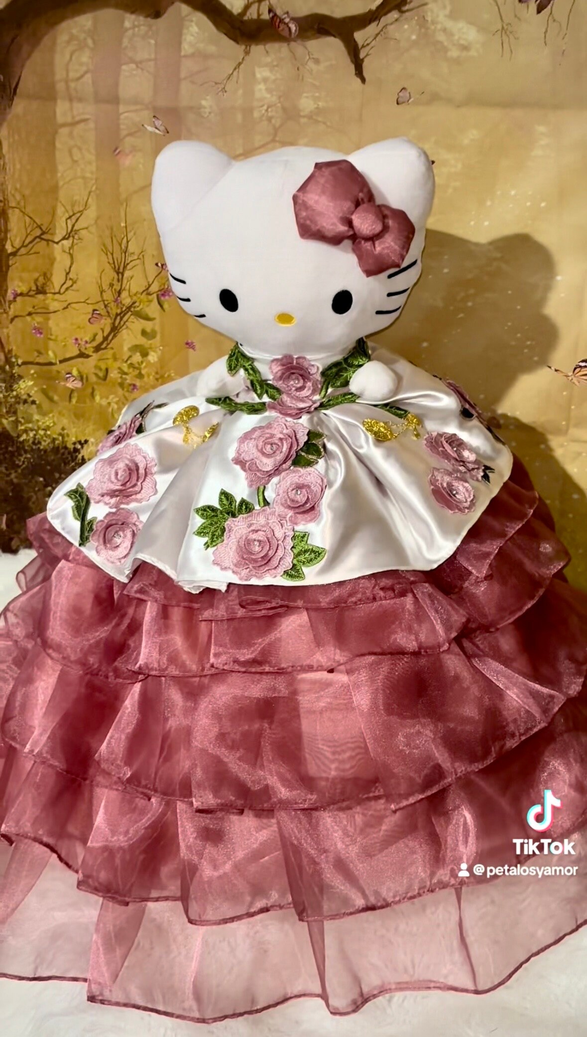 Dusty Rose Charro Quince Hello Kitty Plushie - Etsy