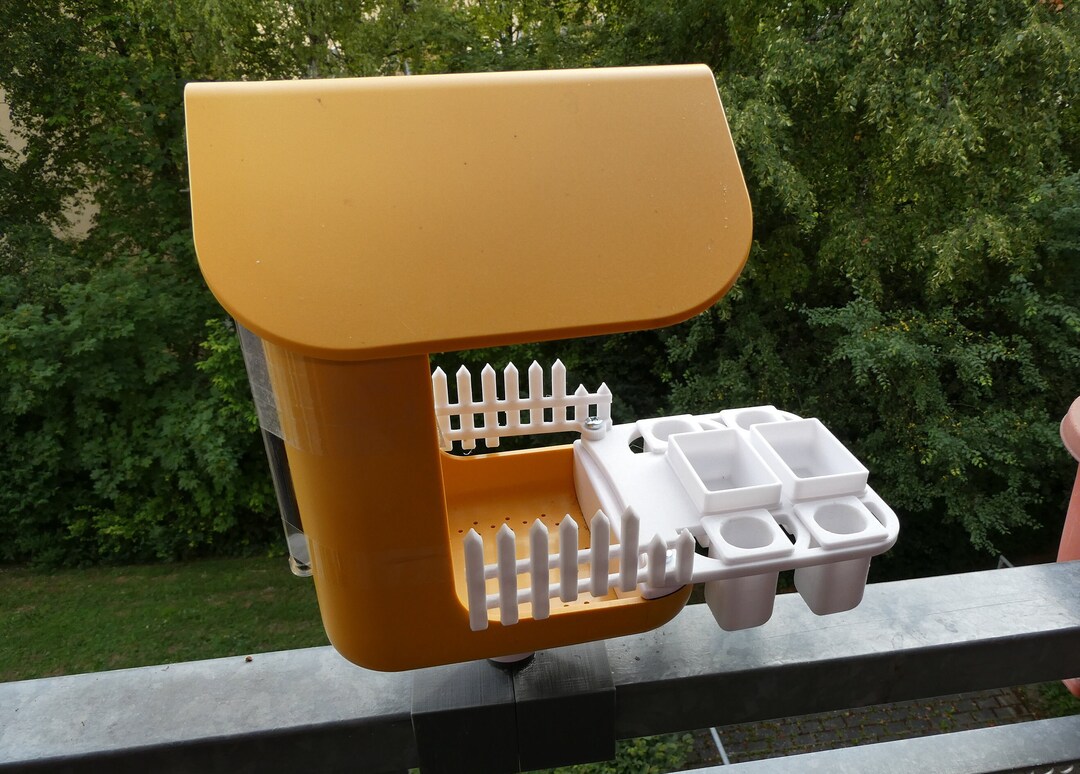 3D Printed Food Extension With Fence for the Bird Buddy® Food - Etsy