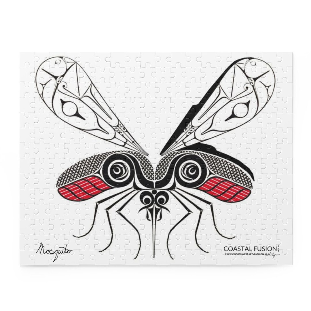 Mosquito Insect Art Puzzle Coastal Fusion Art Pacific Northwest ...