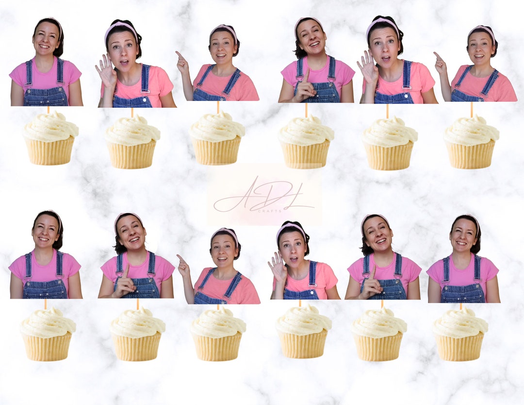 Ms Rachel Cupcake Toppers, Ms Rachel Party Decorations - Etsy