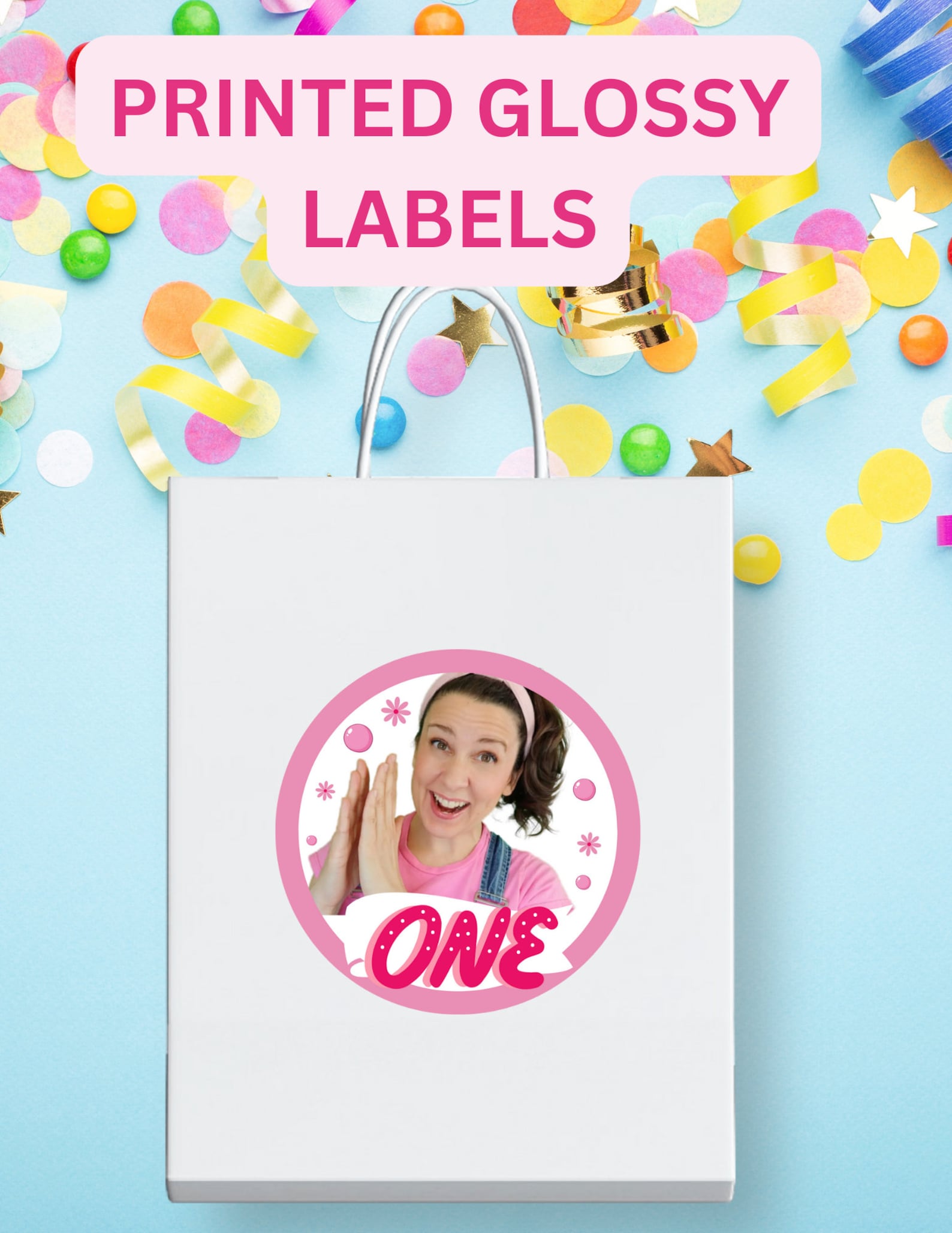 Birthday Ms Rachel Stickers, Ms Rachel Labels for Candy Favors, Snacks ...
