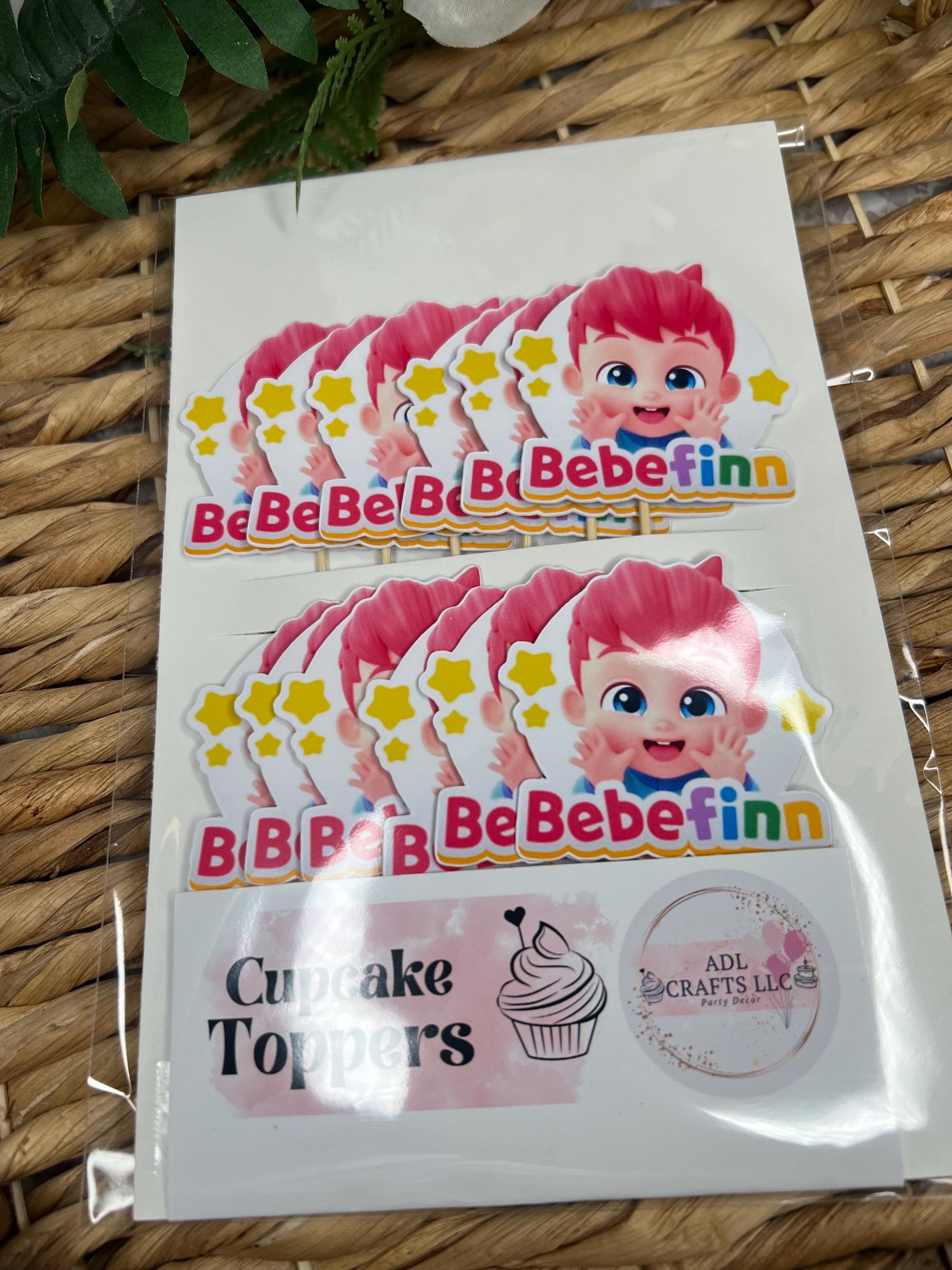 Bebefinn Cupcake Toppers, Cupcake Toppers Birthday Decorations - Etsy