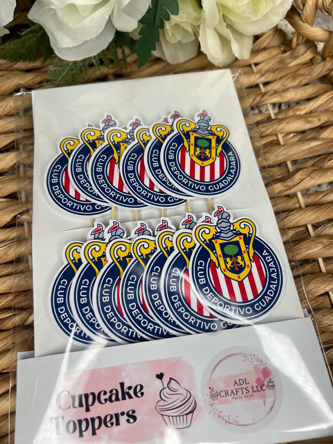 Chivas Cupcake Toppers, Chivas Party Decoration, Mexican Team - Etsy