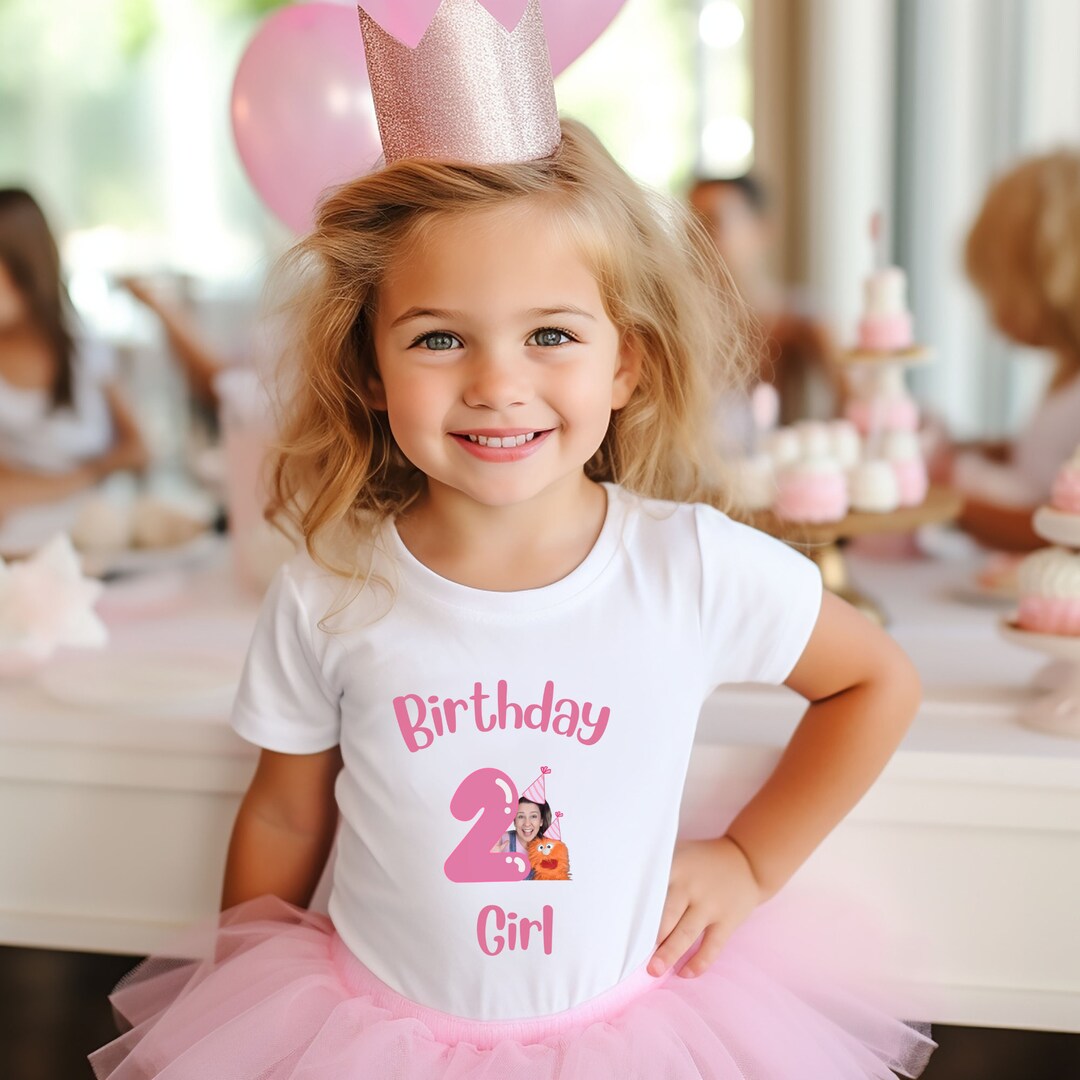 Ms Rachel Girl Birthday Two Years Old Shirt | Birthday Girl Shirt ...