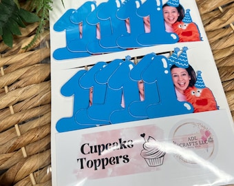 Ms. Rachel Cake and Cupcake Toppers in Bright Colors, Colorful Ms ...