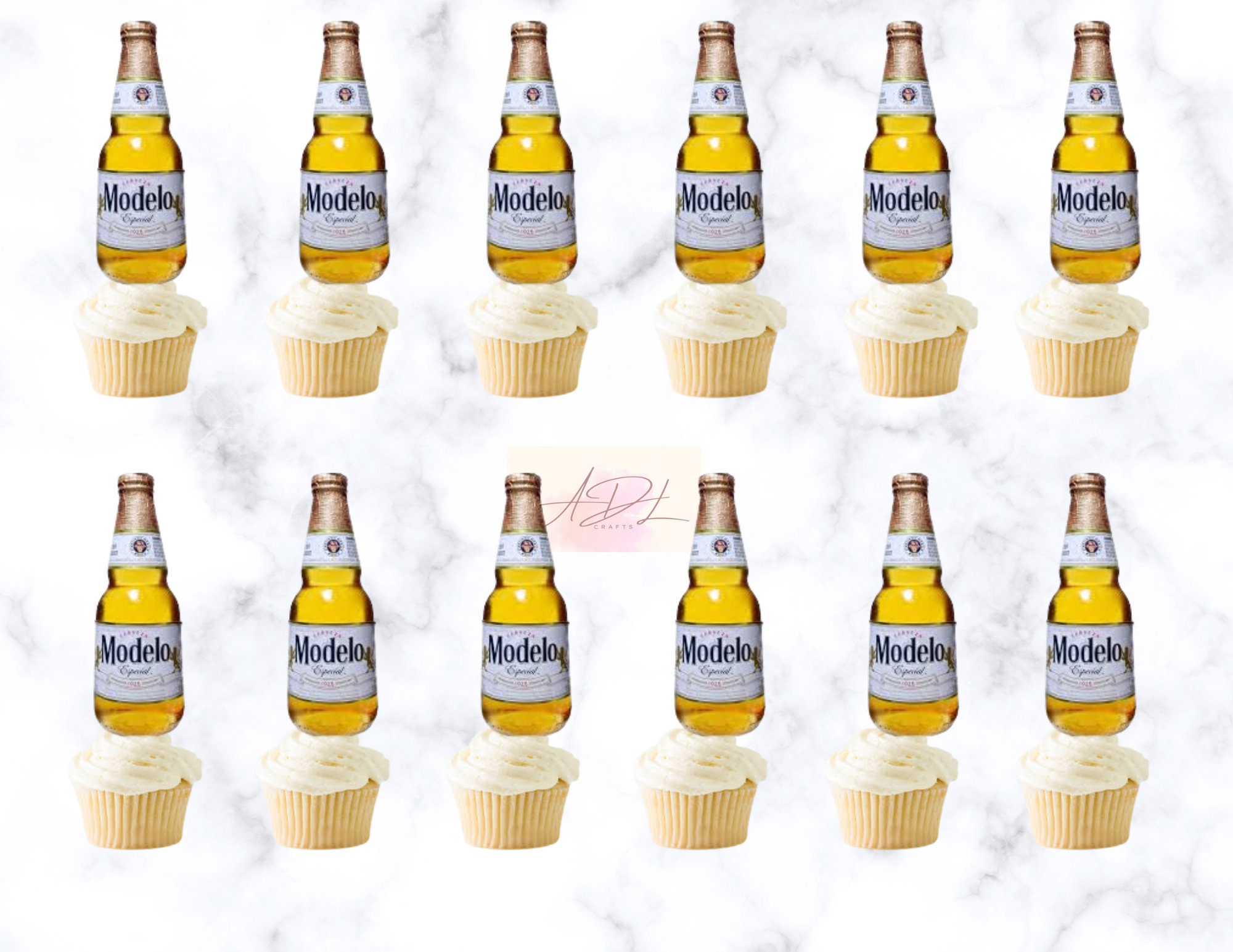 Tequila Patron Cupcake Toppers, Budlight,corona, Modelos, Birthday ...