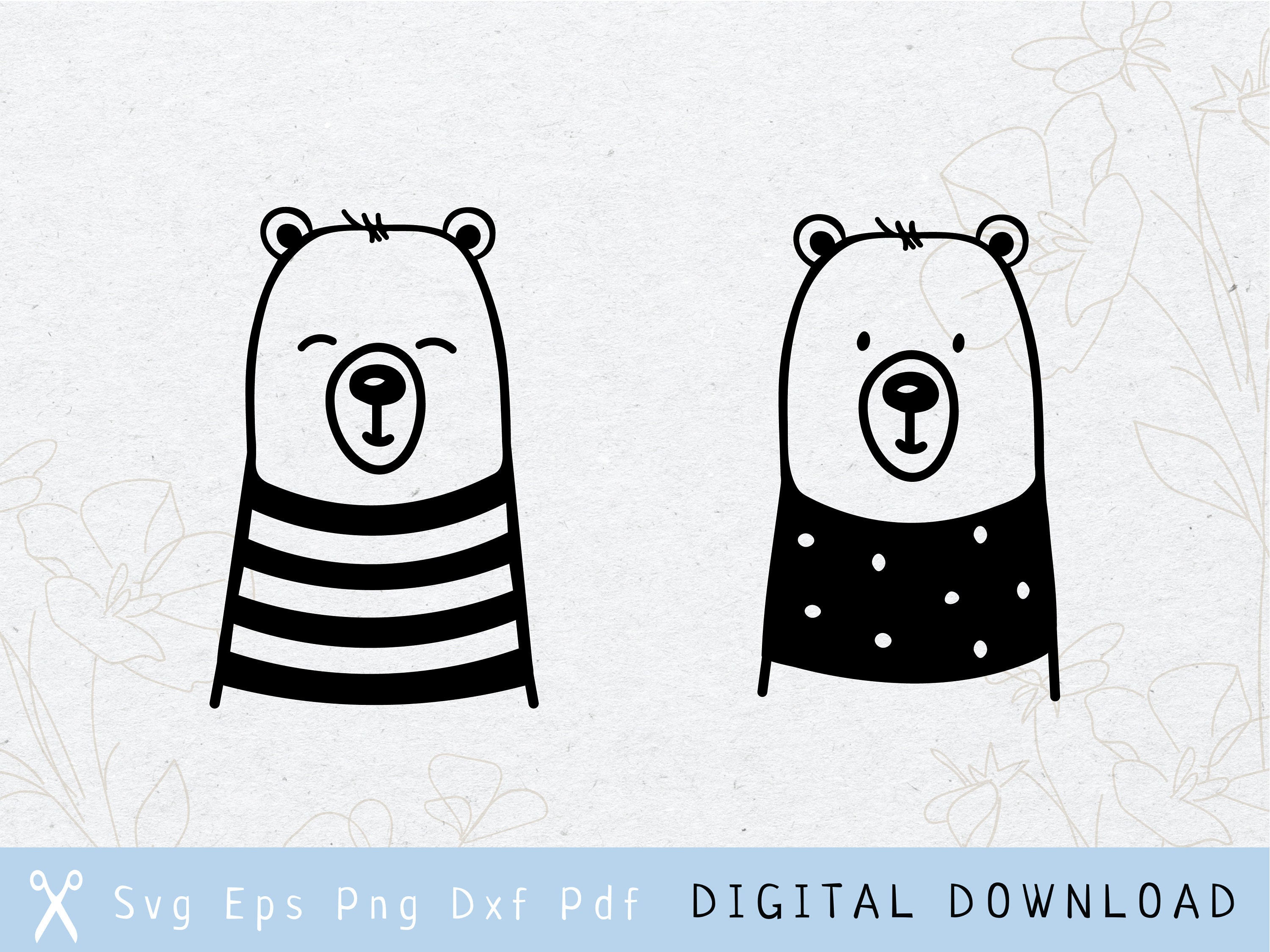 Plotter File Bear Svg Teddy Bear SVG PNG Plotting T-shirt - Etsy