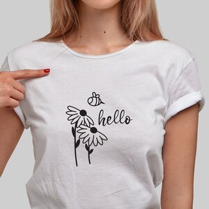 Hello Spring Plotter File SVG Spring Florall Botanical Wreath Cricut ...