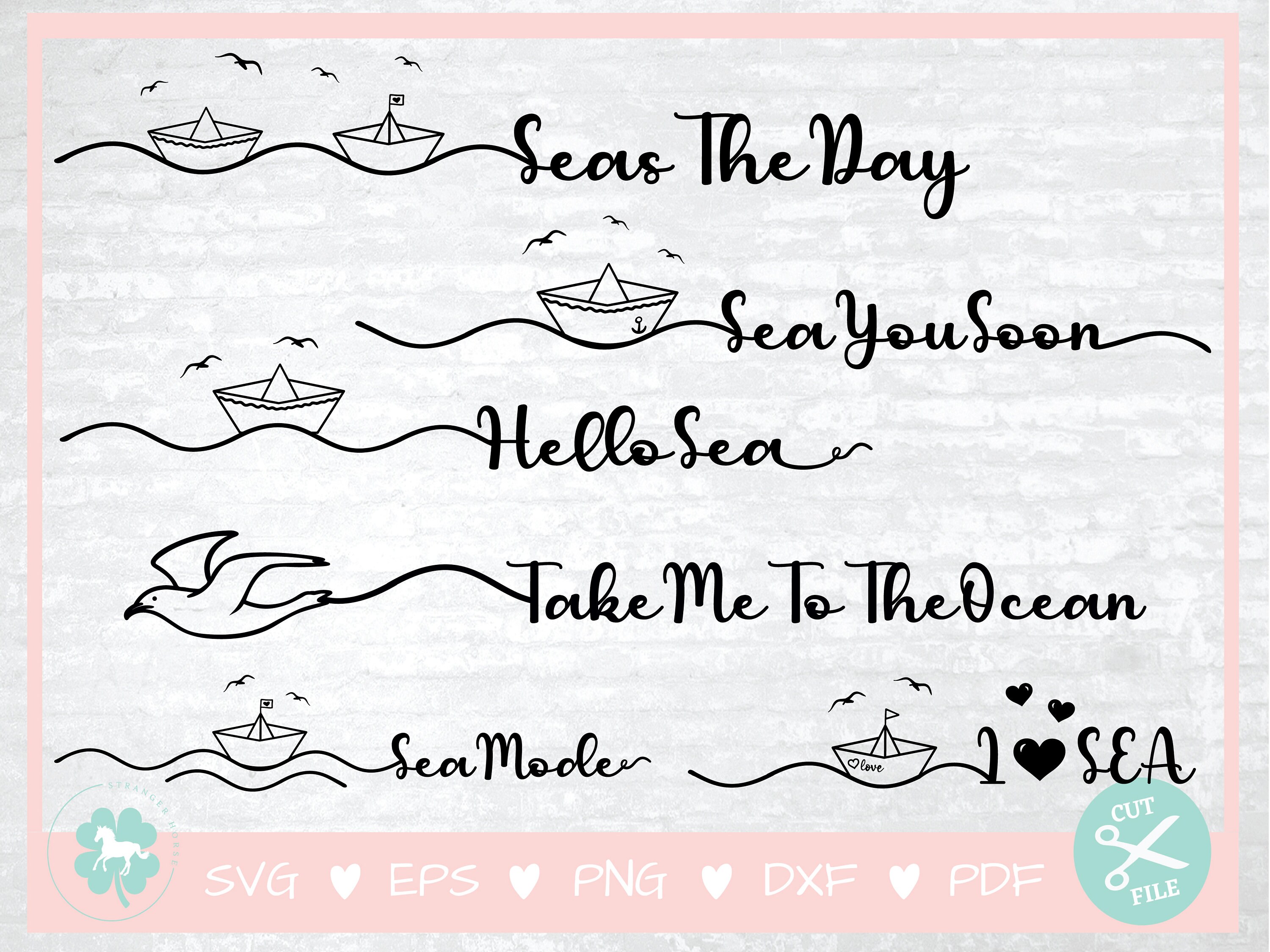 Maritime SVG Cut File Bundle Nautical Clipart Bundle - Etsy
