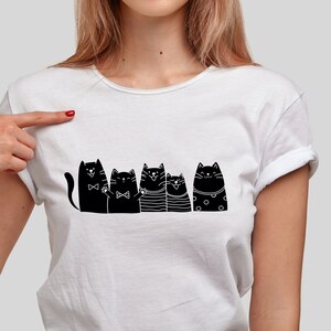 Cute Cats Plotter File SVG DXF PNG Kitty Cats Cricut Brother Canvas Silhouette Download Baby ...