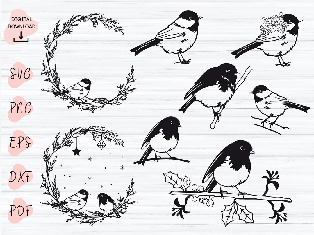 Robin Svg Files for Cricut Bird Vector Files for Laser Cnc - Etsy UK