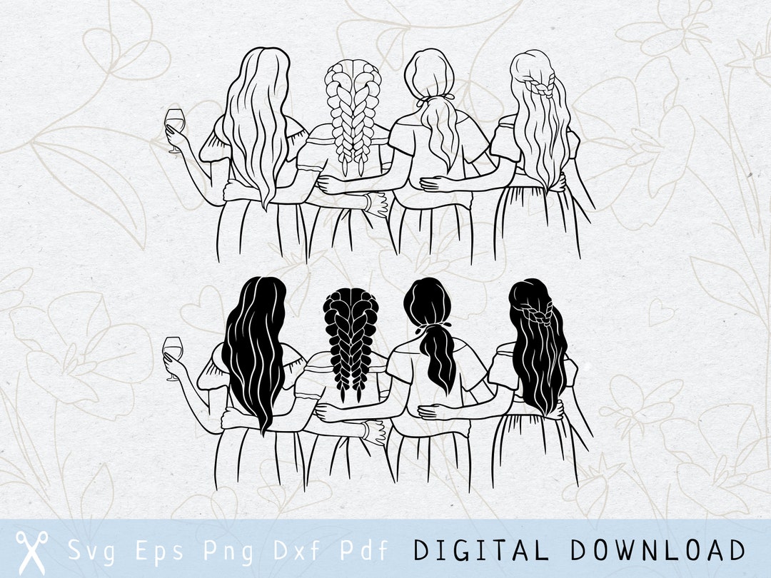 Beste Freunde SVG Besties SVG Beste Freundinnen svg Friends - Etsy.de