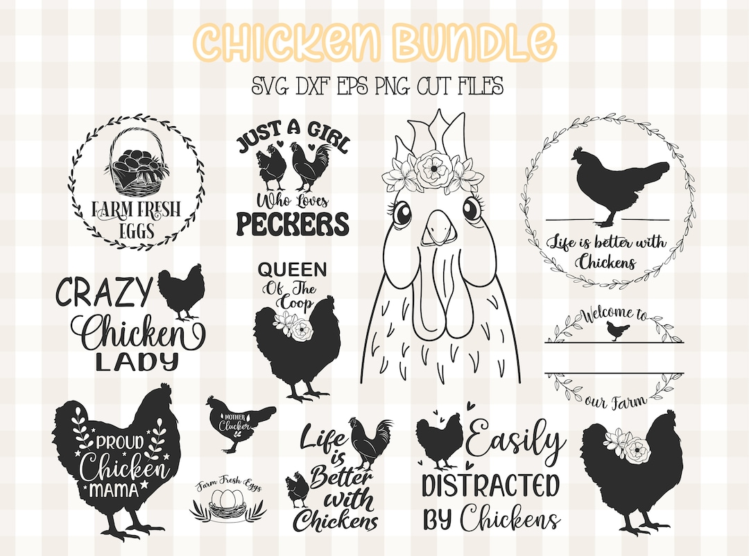 Chicken Svg Chicken Png Chicken Svg Cut File Cricut Chicken Png ...