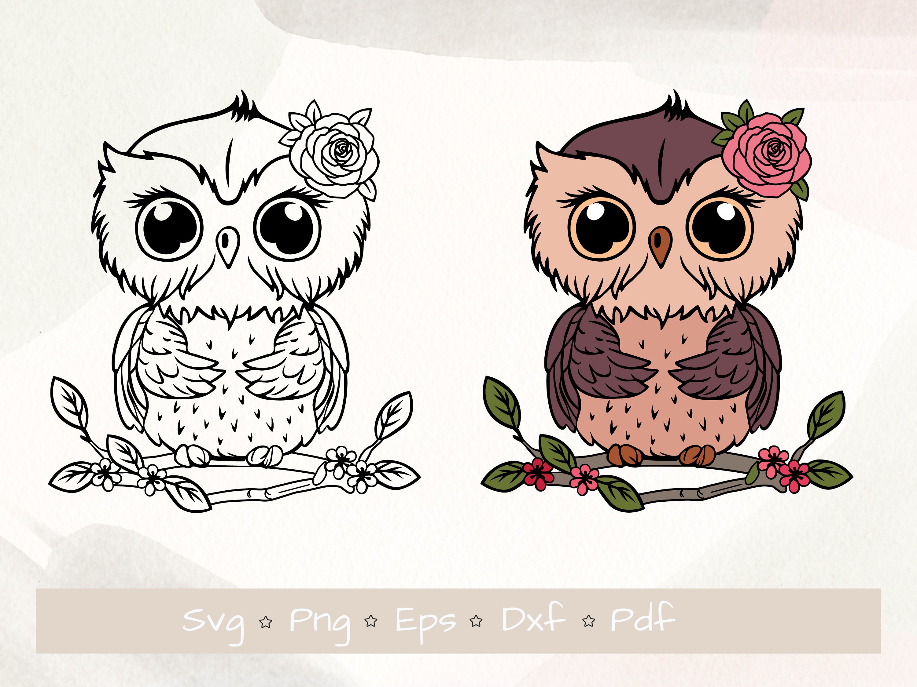 Owl Svg Fileowl Cut Filecute Owl Svgowl Face Svg Fileowl - Etsy