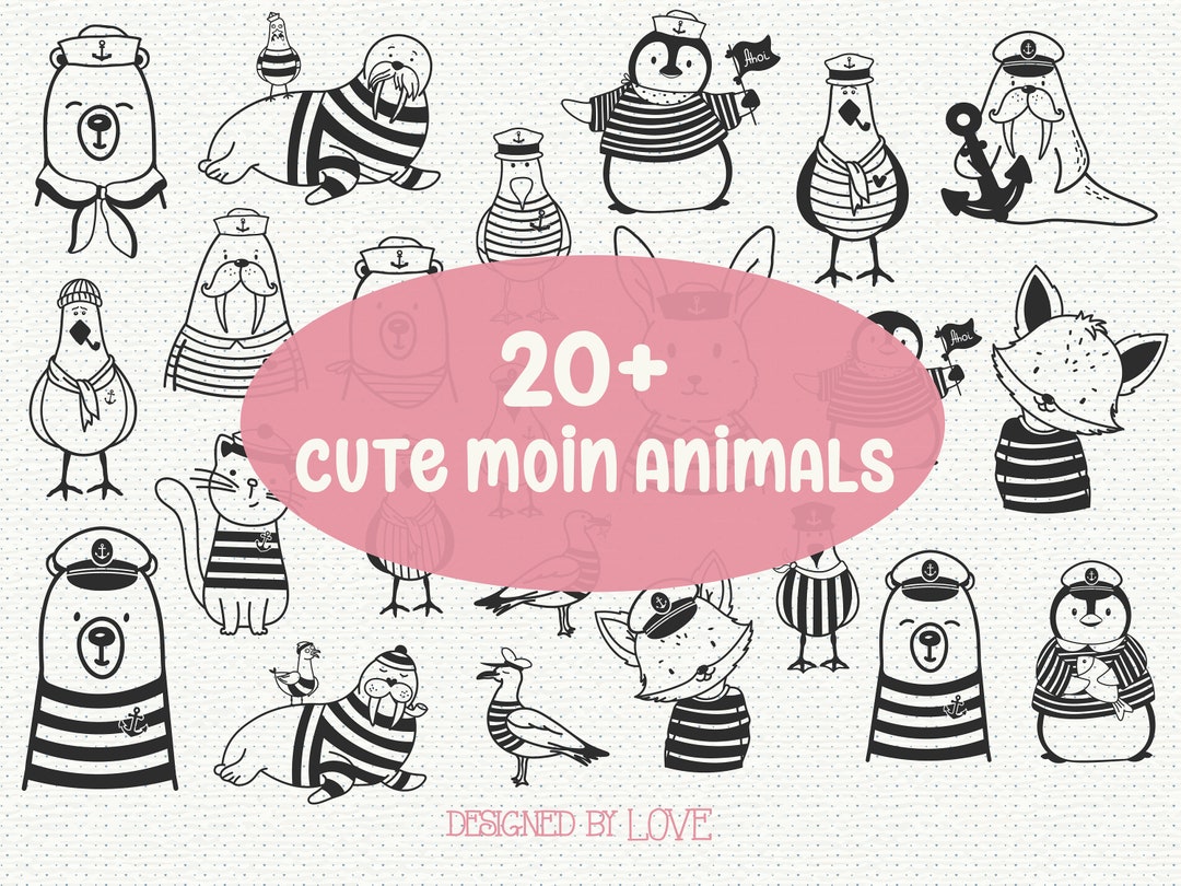 Plotter Maritime Moin Svg Sailor Arte and Seagulls Moin Animals Svg ...