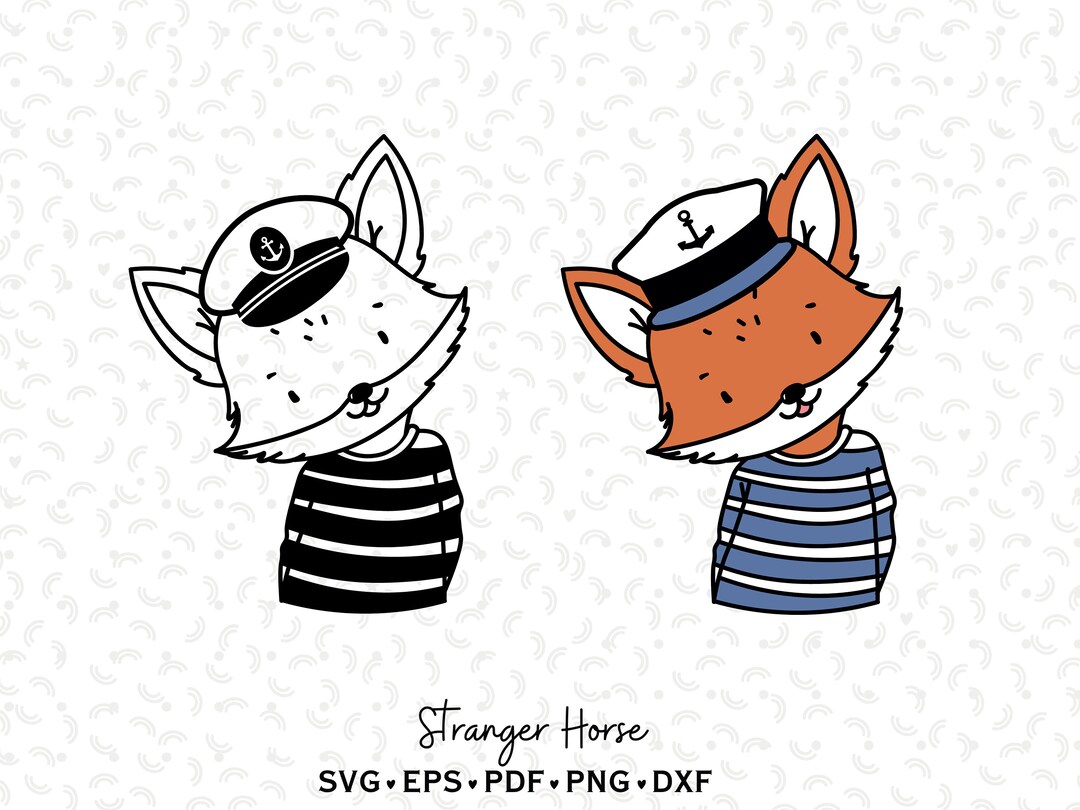 Plotter File Fox Moin Sailor Fox Maritime Svg Maritime German Saying ...