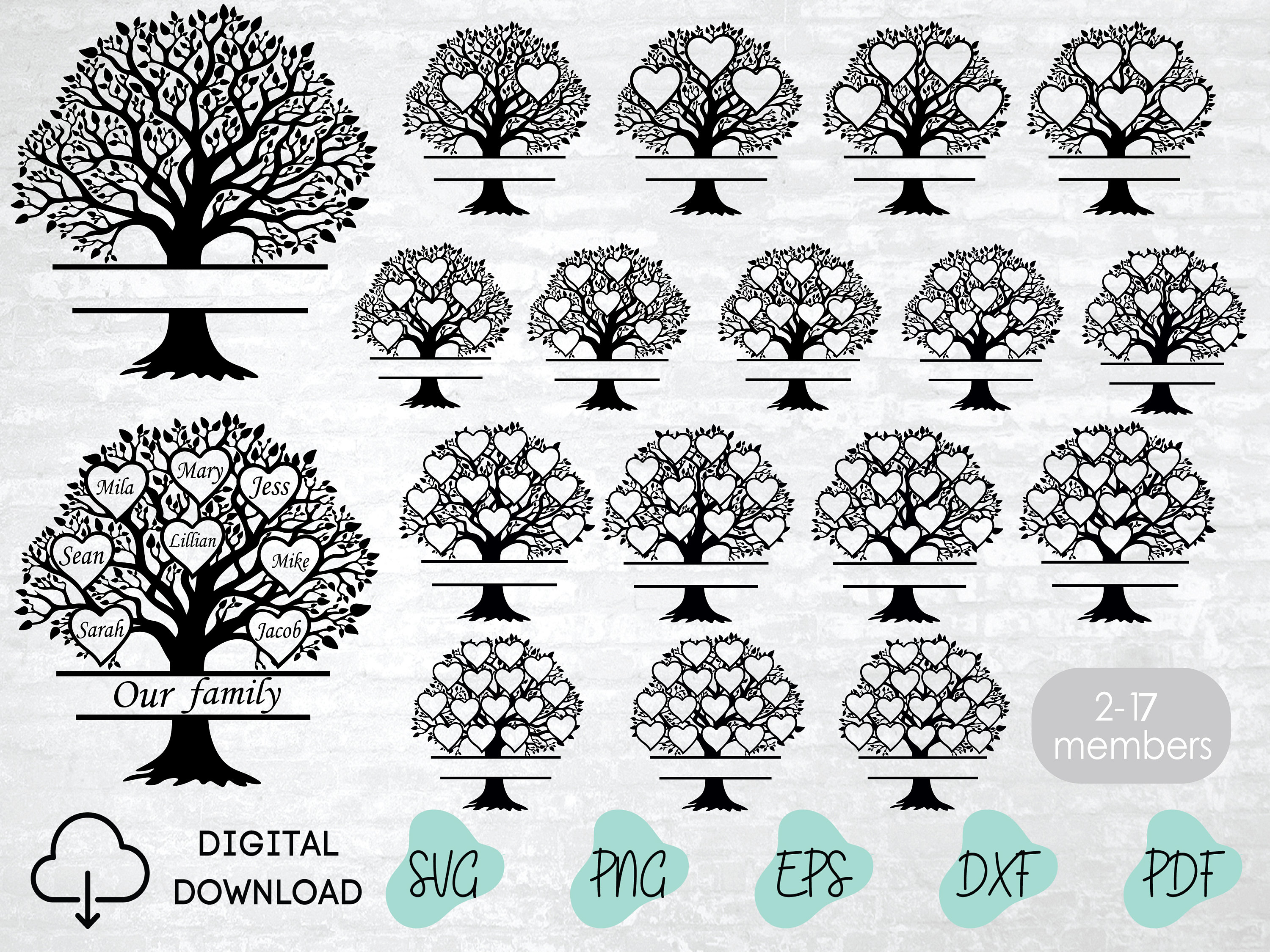 Family Tree Svg Family Tree Cricut Roots Svgfamily Tree Svg - Etsy Ireland