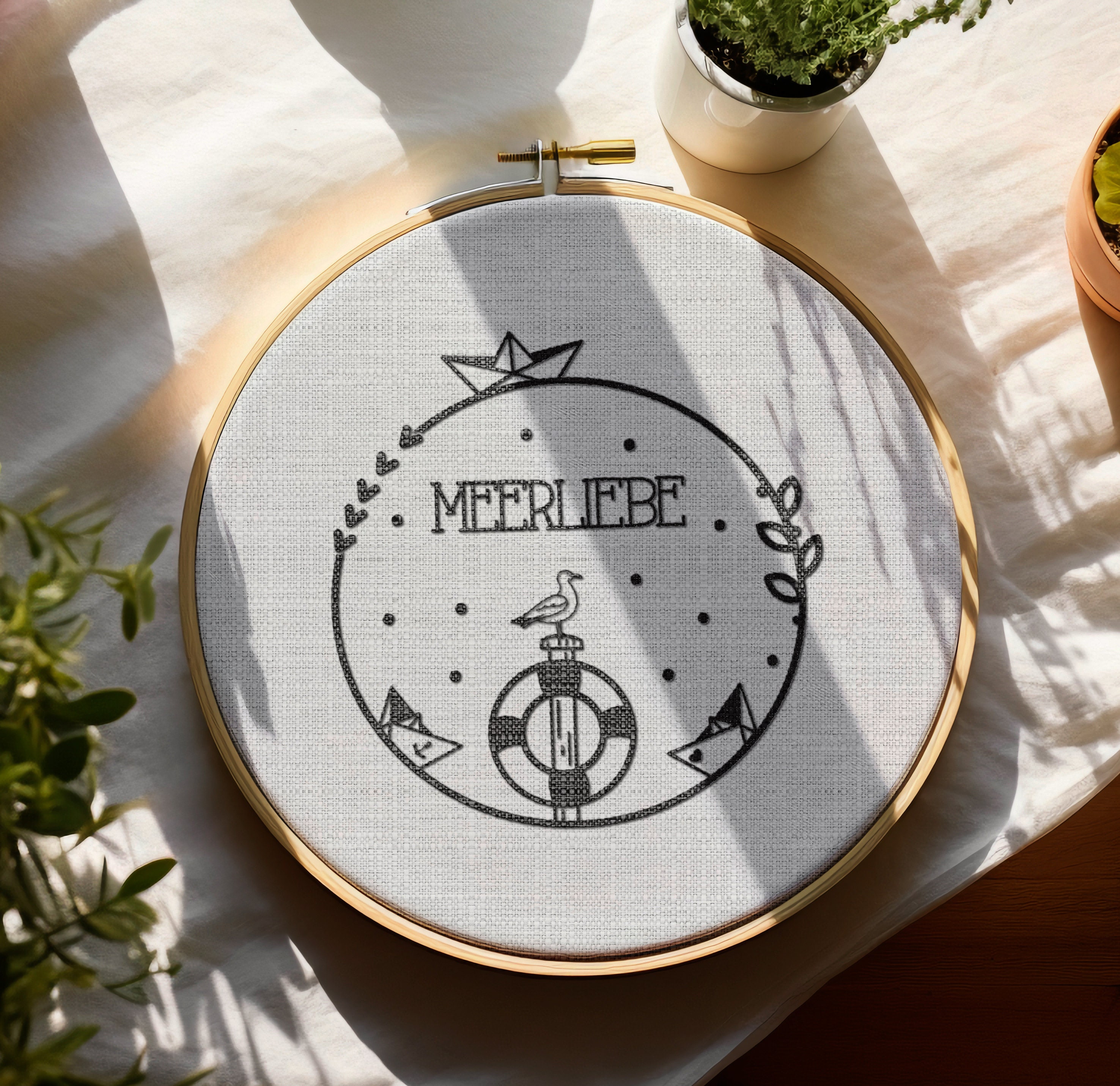 Plotter File Sea Svg Seagull Cutting File Cricut Hello Svg Dxf Maritime ...