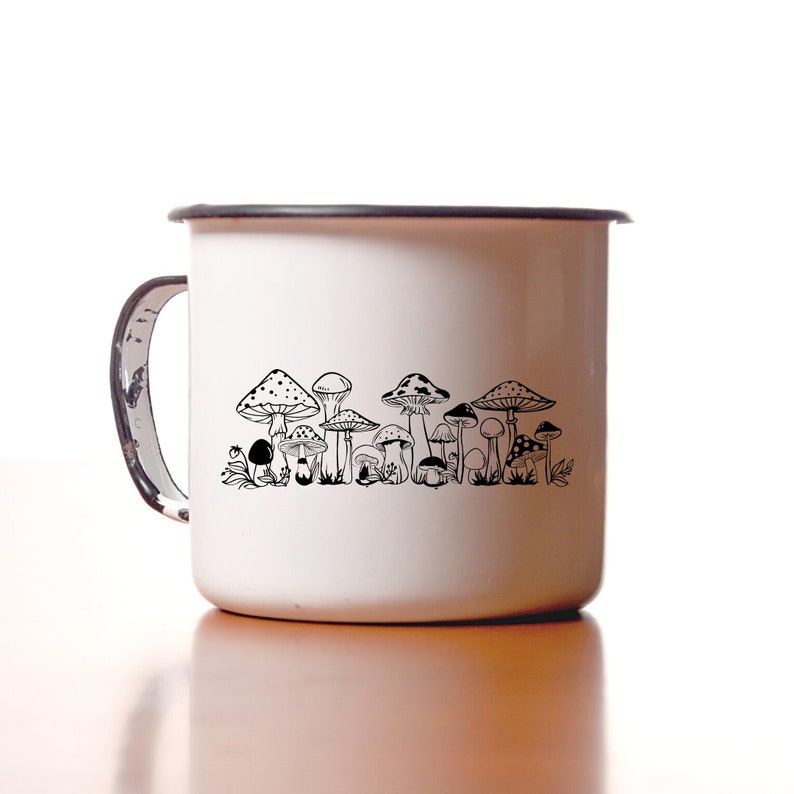 Row of Mushrooms Svg Bundle Mushroom Svg Fungi Clipart Cute - Etsy