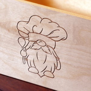 Chef Gnome Svg Cooking Gnome Svg Gnomes Cooks SVG Gnomes Svg Kitchen ...